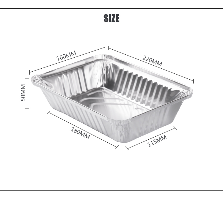 Aluminum Foil Container YSA-RE220 – Aluminum Foil Container Manufacturer