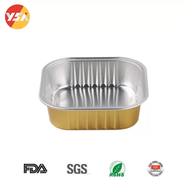 Color Square Foil Container YSA-SQC90A – Aluminum Foil Container ...
